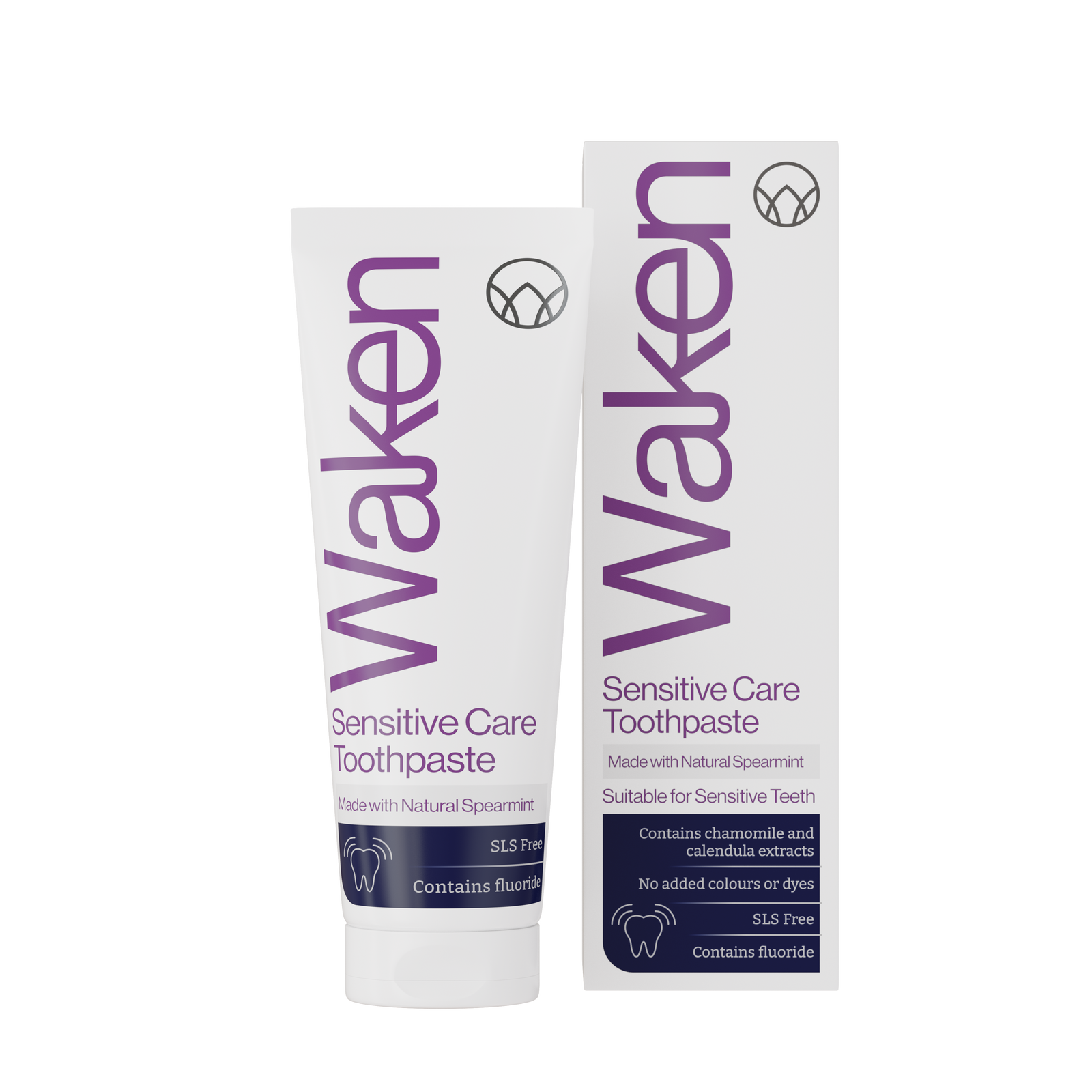 Sensitive Care Toothpaste 75ml | Chamomile, SLS-Free – Waken Mouthcare
